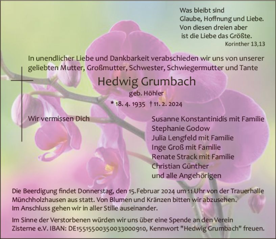 Traueranzeigen | www.vrm-trauer.de