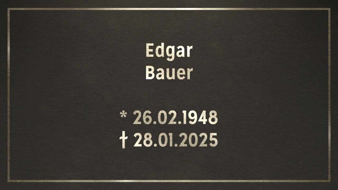 Videoanzeige von Edgar Bauer | www.vrm-trauer.de
