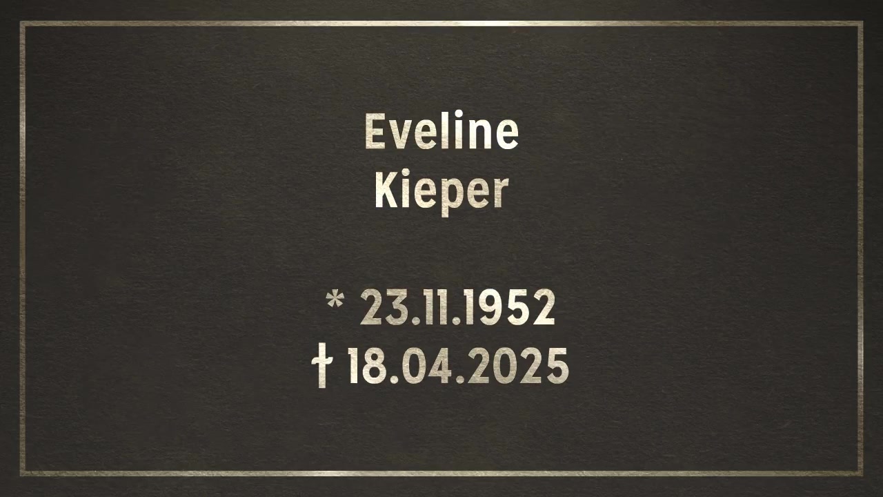 Videoanzeige von Eveline Kieper | www.vrm-trauer.de