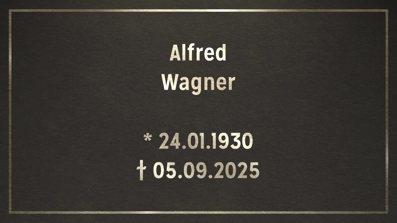 Videoanzeige von Alfred Wagner | www.vrm-trauer.de